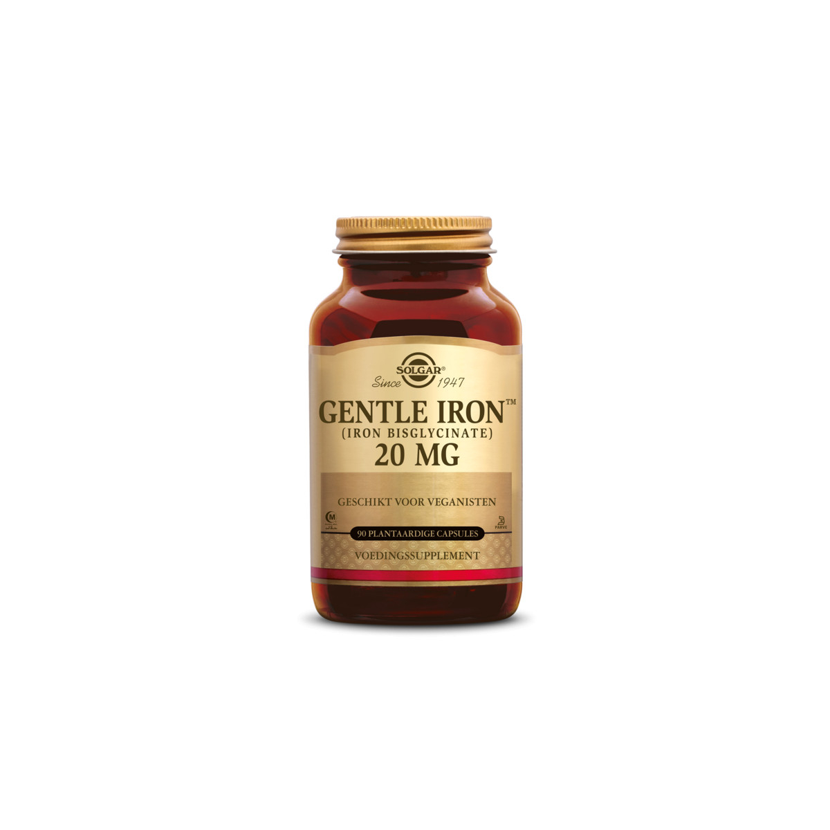 Gentle Iron (Fer doux) 20 mg 90 gélules - Solgar