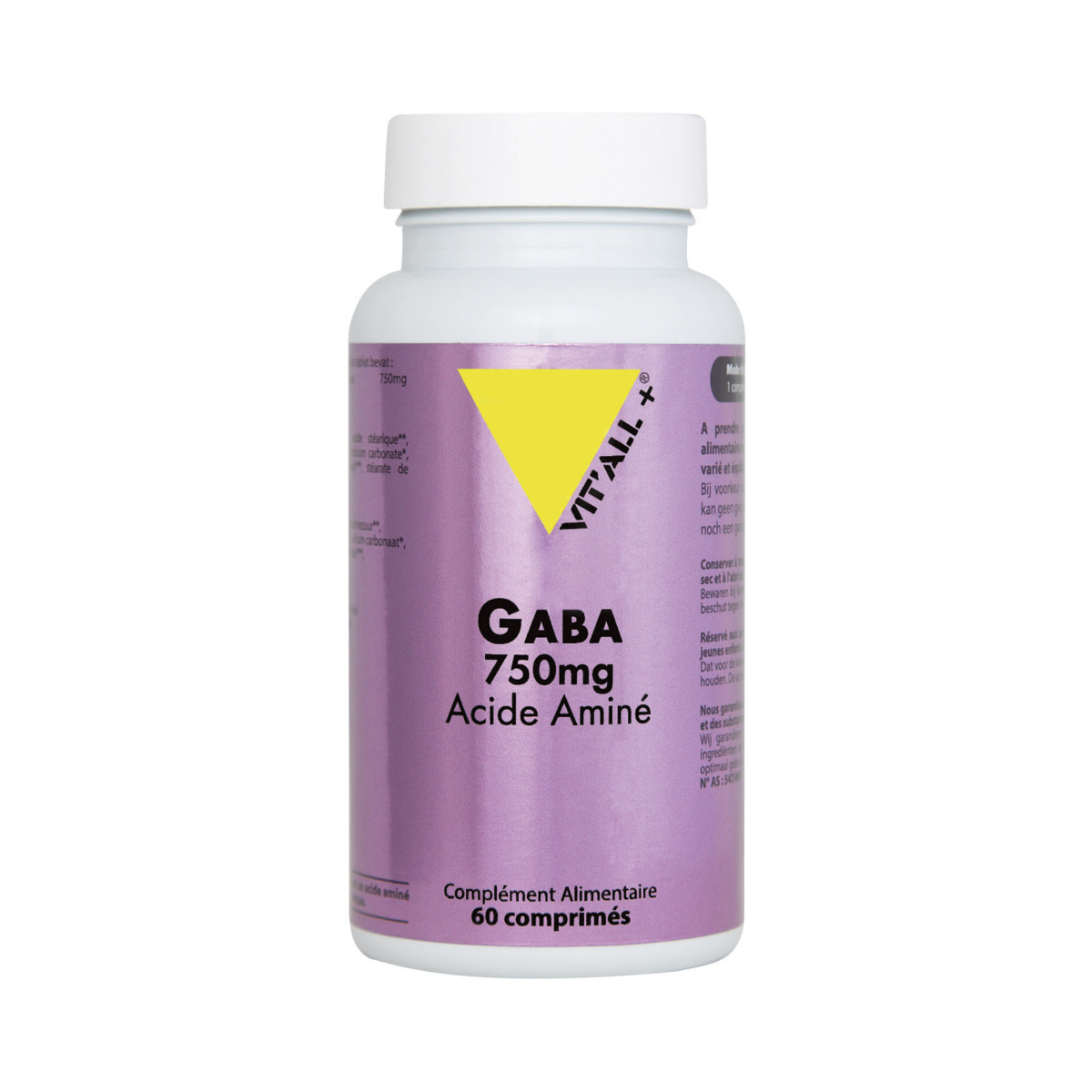 Gaba Vitall+ 750 mg 60 comprimés