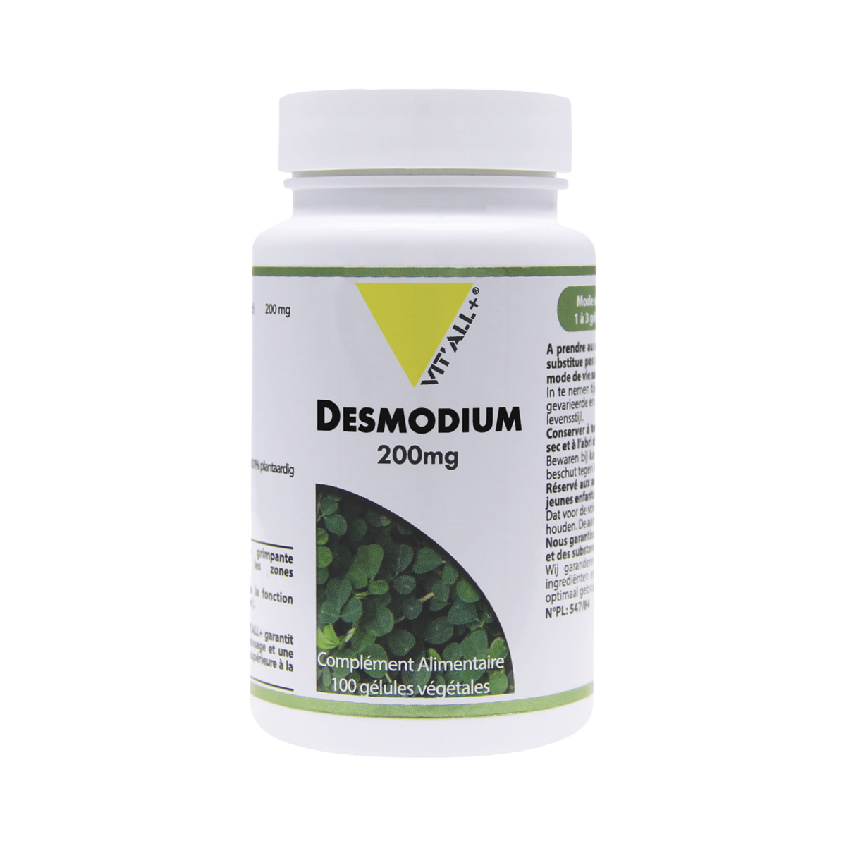 Desmodium 200 mg 100 gélules végétales - Vitall+
