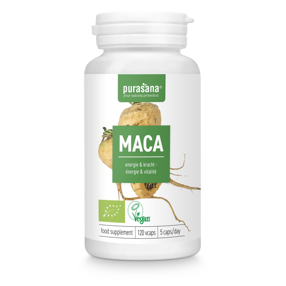 Maca Bio - 120 gélules Purasana
