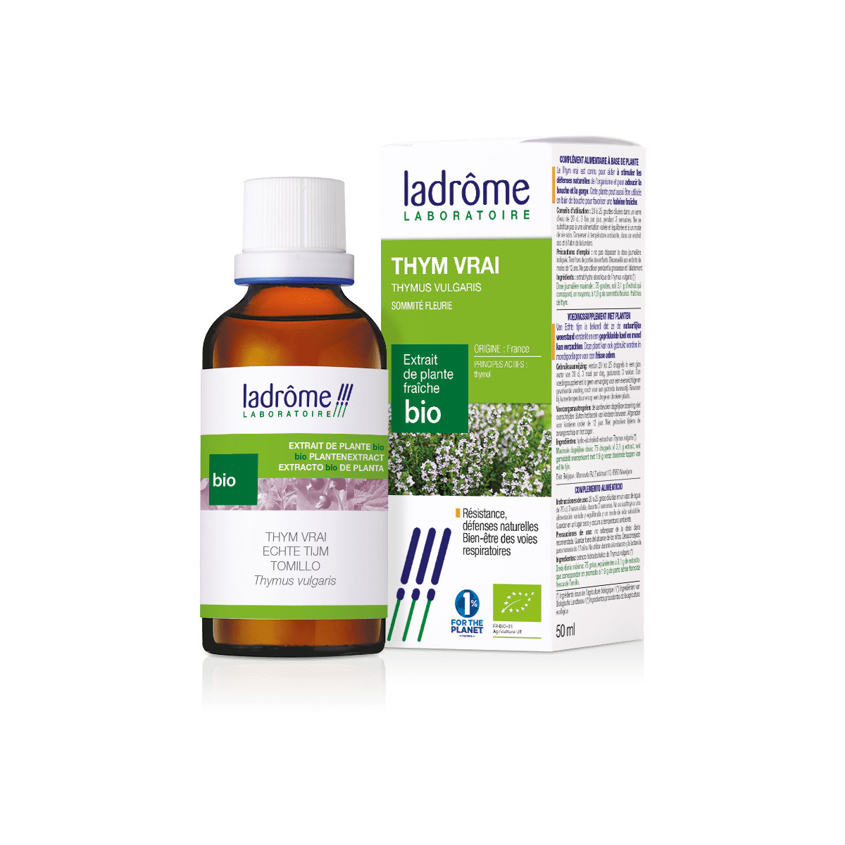 Bio-Thymian-Urtinktur – Thymus vulgaris – 100 ml 10,95 € Ladrôme