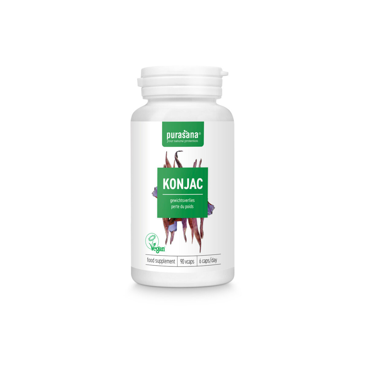Konjac - 90 capsules Purasana