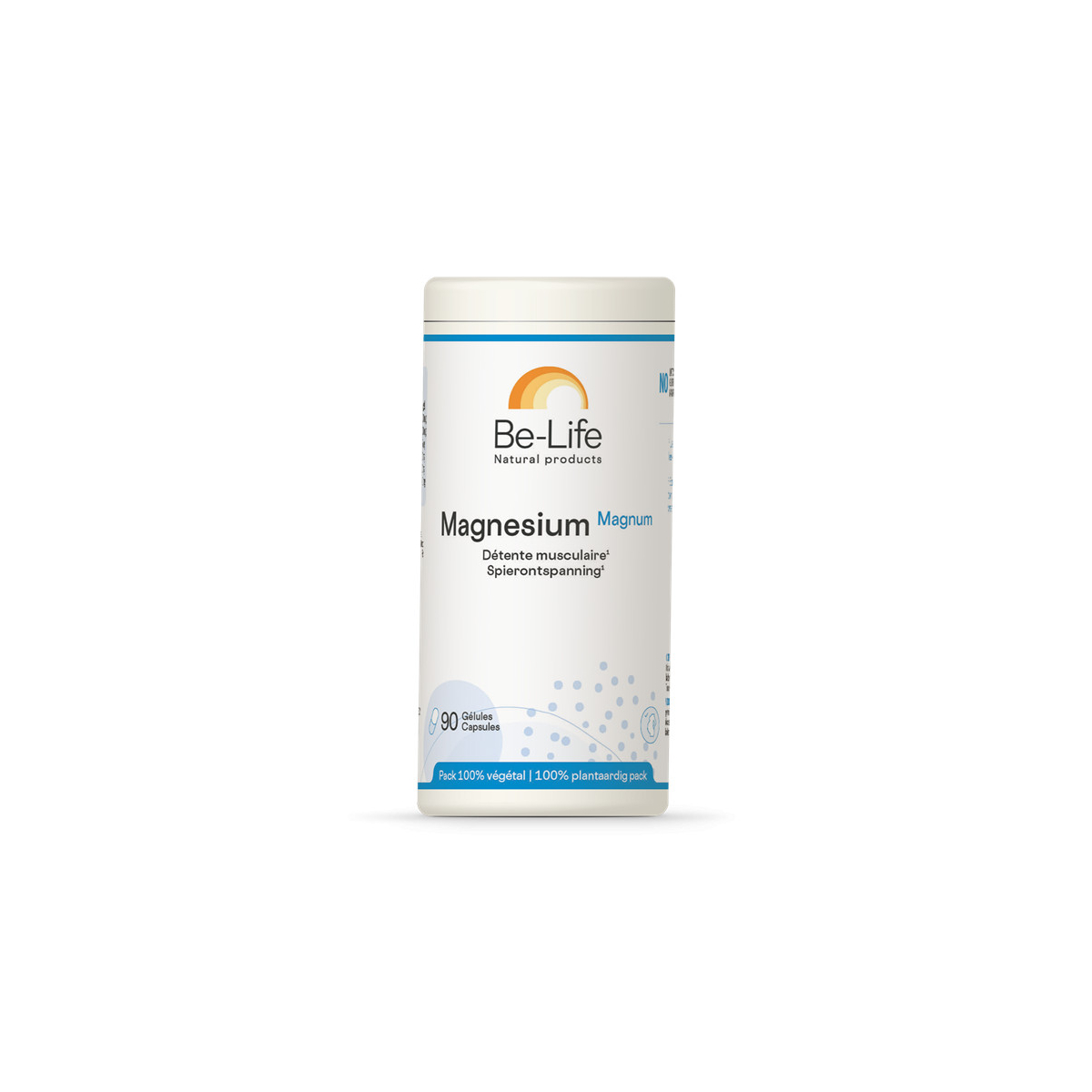 Magnésium Magnum 90 gélules be-Life, belife, biolife et bio-life