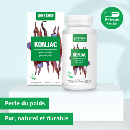 Konjac - 90 capsules Purasana