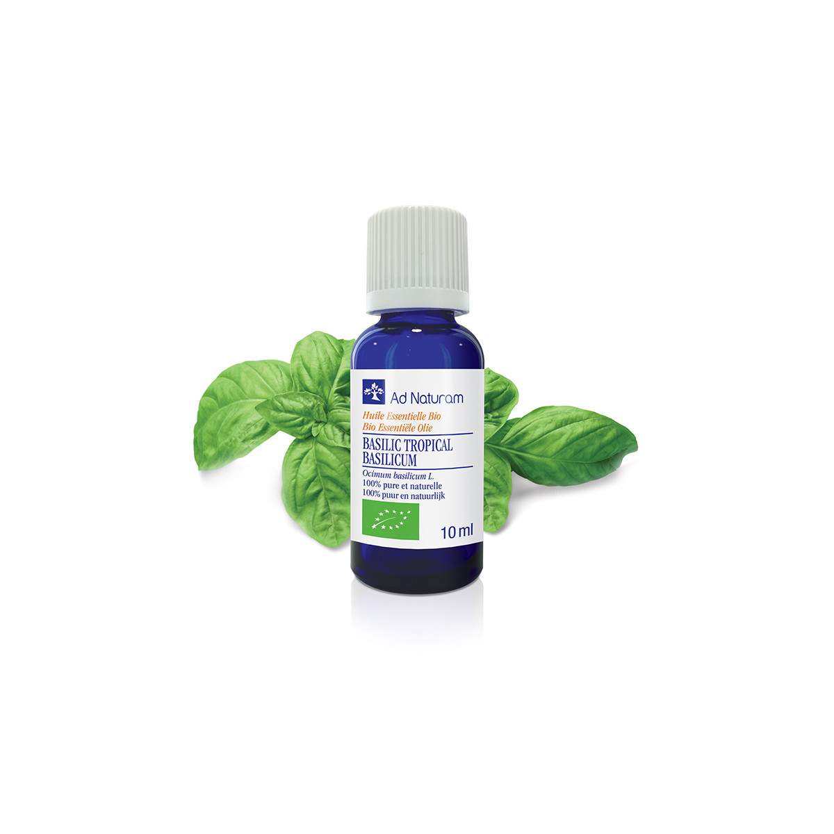 Huile essentielle - Basilic Tropical (Exotique) Bio 10 ml - Ad Naturam