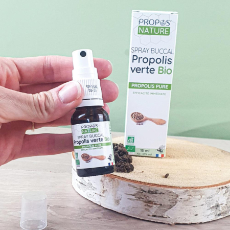 Biologische Groene Propolis Mondspray 15ml - Propos'Nature - Snelle ...